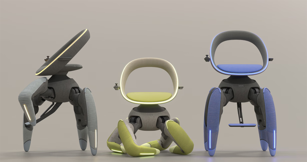 Toyota reveals "Walk Me" walking chair